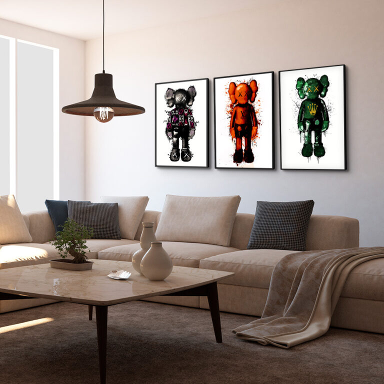 Multiple Hype Figures | Canvas schilderij of glas schilderij kopen ...